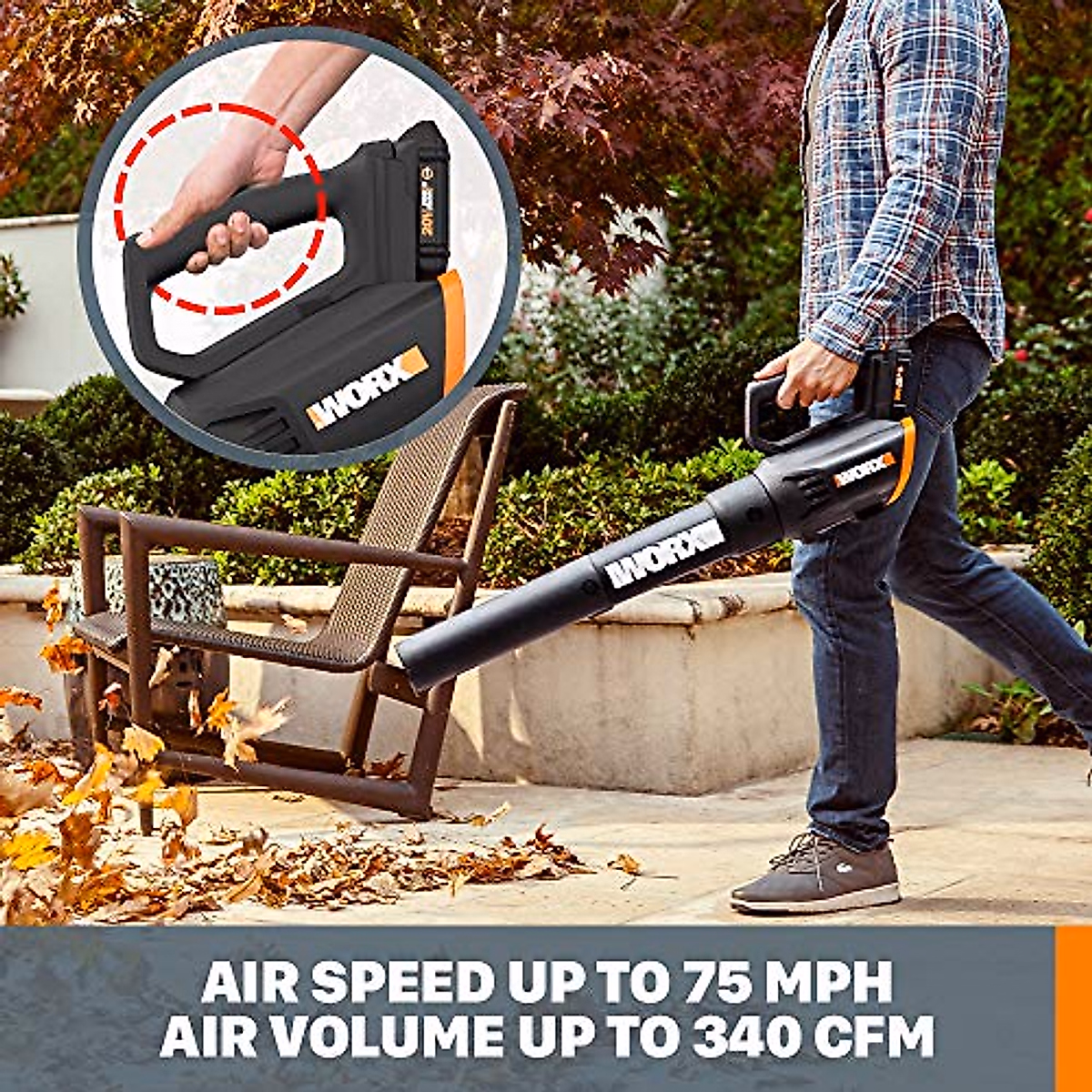 WORX 20V GT Revolution 12" Cordless String Trimmer & Turbine Leaf Blower Power Share Combo Kit - WG930.2 (Batteries & Charger Included)