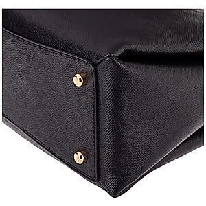 Coach Women's Lillie Carryall Top Handle Satchel Bag (Black)