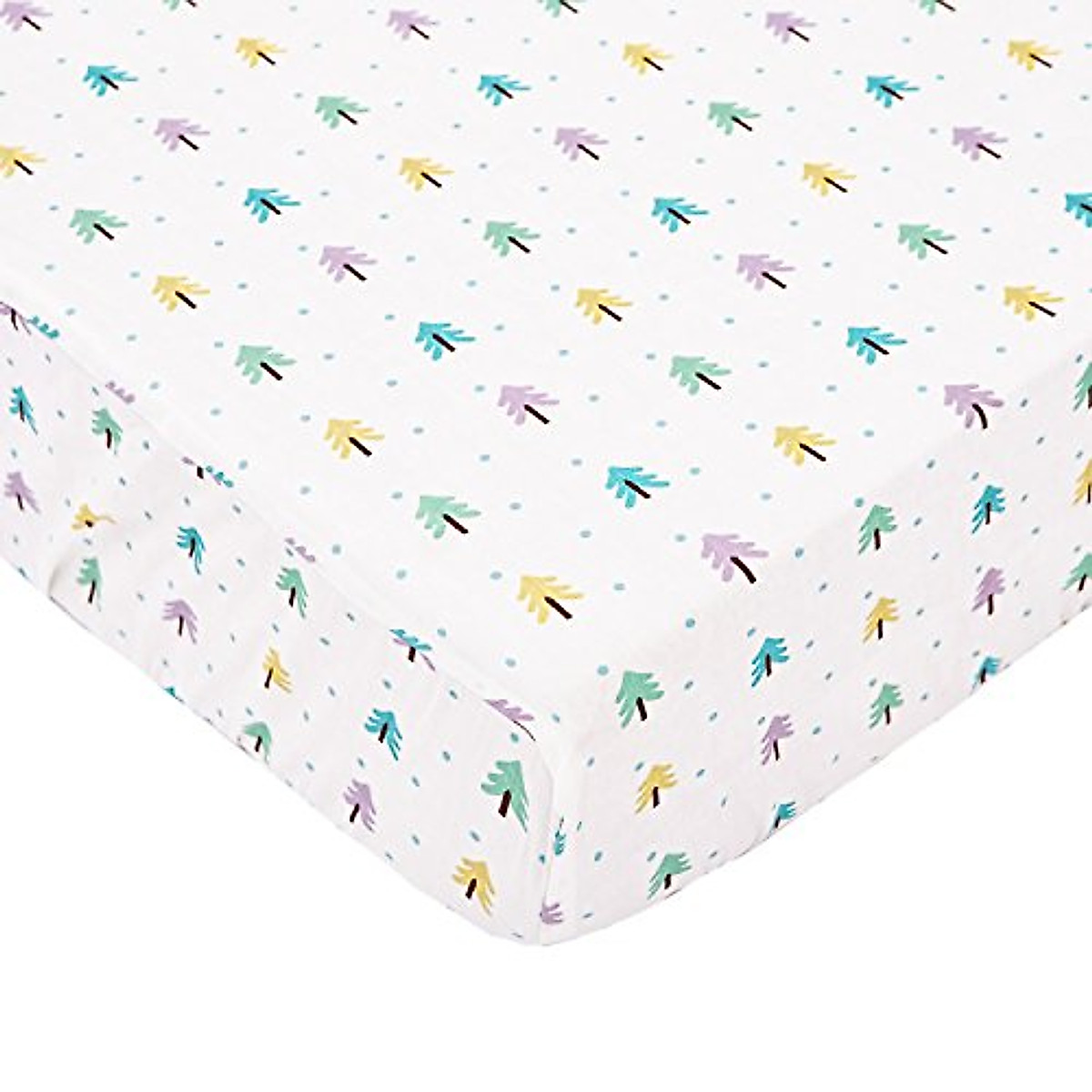 Brandream Dinosaur Crib Bedding Set 3-Piece Babay Boy Nursery Set Woodland Theme | Includes Baby Blanket, Crib Sheet, Crib Bed Skirt
