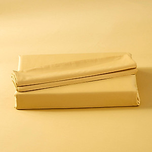 JamRest Duvet Cover Twin Size Zipper Closure (68"x90"), Ultra Soft Breathable Microfiber Comforter Cover, Luxury Hotel Bedding 3pcs Set (1 Duvet Cover & 2 Pillowcases), Yellow