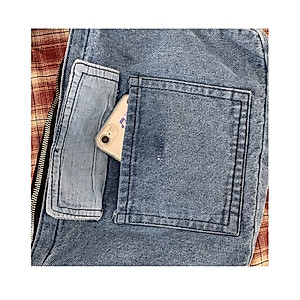 Retro Denim Shoulder Bag, Large Capacity Hobo Crossbody Shoulder Bag, Aesthetic Handbag Fairy Grunge Tote Bag (Dark Blue)