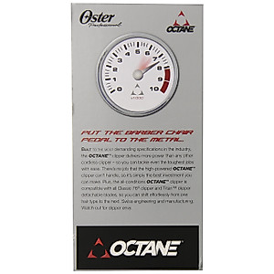 Oster Professional 76550-00 Octane Cordless Clipper, Gray, 1 Count