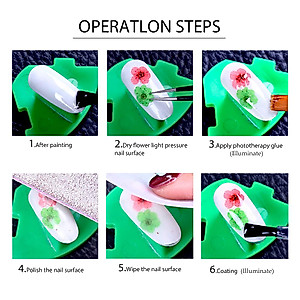 324PCS Dried Flowers Nail Art - Nail Art Accessories Kits, 81 Color Lovely Natural Nail Art, Dried Flowers for Resin Molds, Dry Flowers for Nails, YWLI