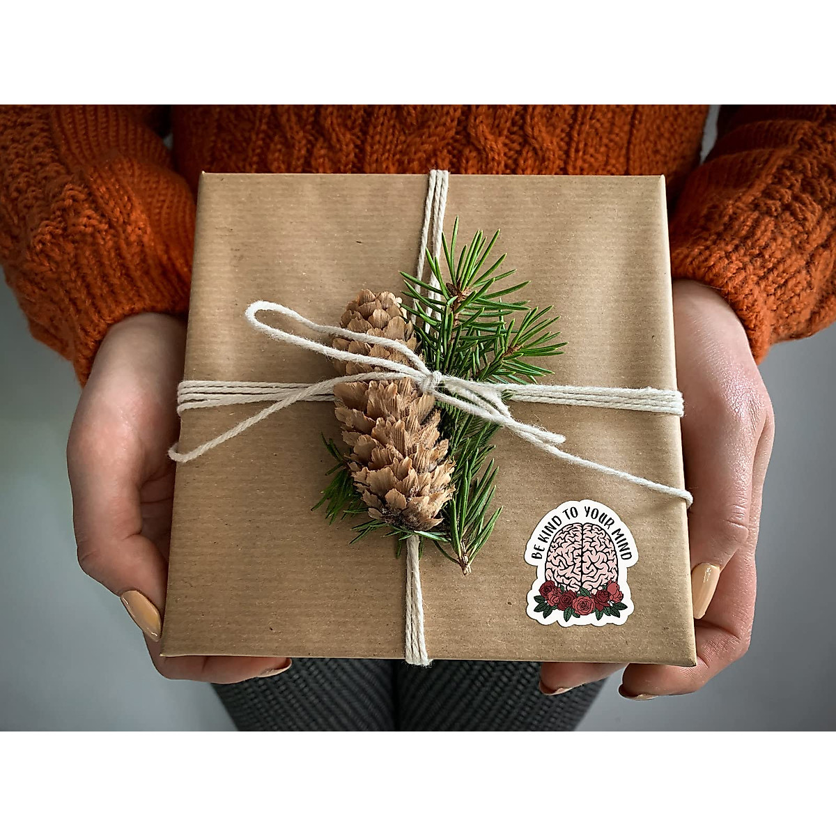 Be Bind to Your Mind Cute Waterproof Stickers, Notebook Stickers Skateboard Stickers Water Bottle Stickers Vinyl Stickers Teen Stickers Kids Stickers