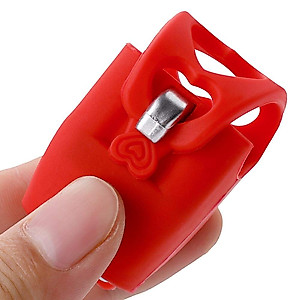 Loud Bike Horn, 120db Electric Bell Waterproof Cycle Horn with 4 Colors for Kids, Adults, Road and Mountain Bike(Red)