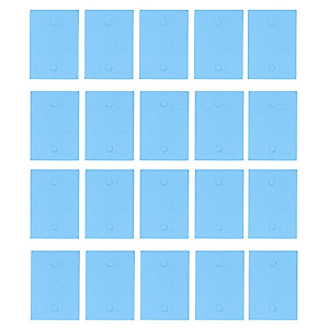 Foam Tube Rack Floating Design Holds 8 15ml Tubes, Soft Water Absorption Resistance, Versatile (Blue 8 Hole 20 Pcs (for 1.5ml 10ml Centrifuge)