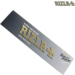 Rizla Rolling Paper, Silver, kingsize slim