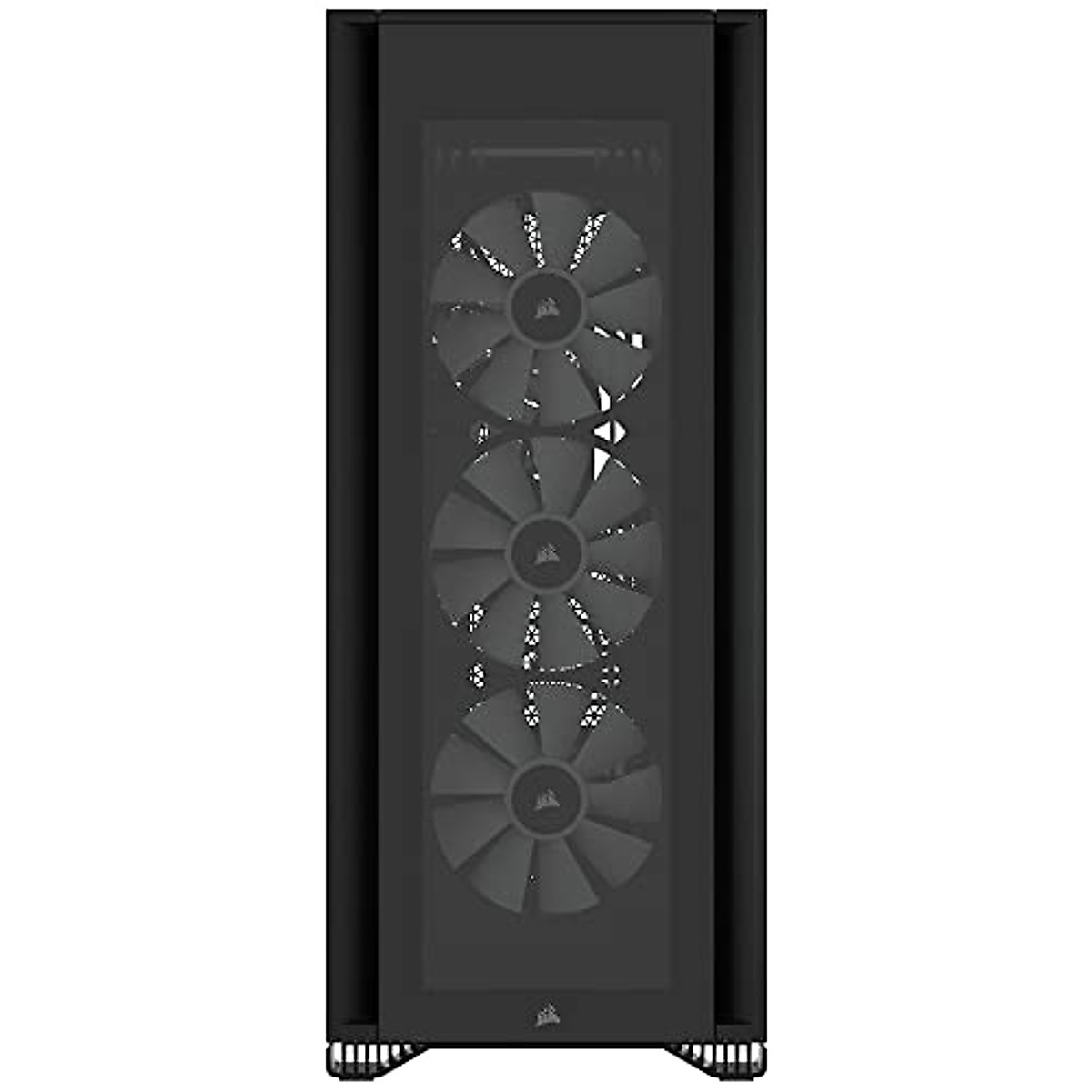 CORSAIR iCUE 7000X RGB Full-Tower ATX PC Case – Three Tempered Glass Panels – Spacious Interior – Easy Cable Management – 4x CORSAIR SP140 RGB ELITE Fans Included – Black