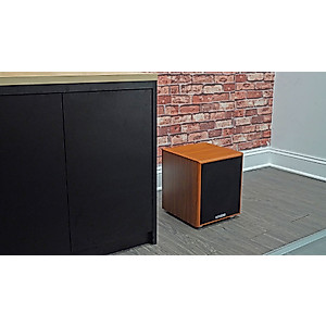 Rockville Rock Shaker 6.5" Inch Wood 200w Powered Home Theater Subwoofer Sub