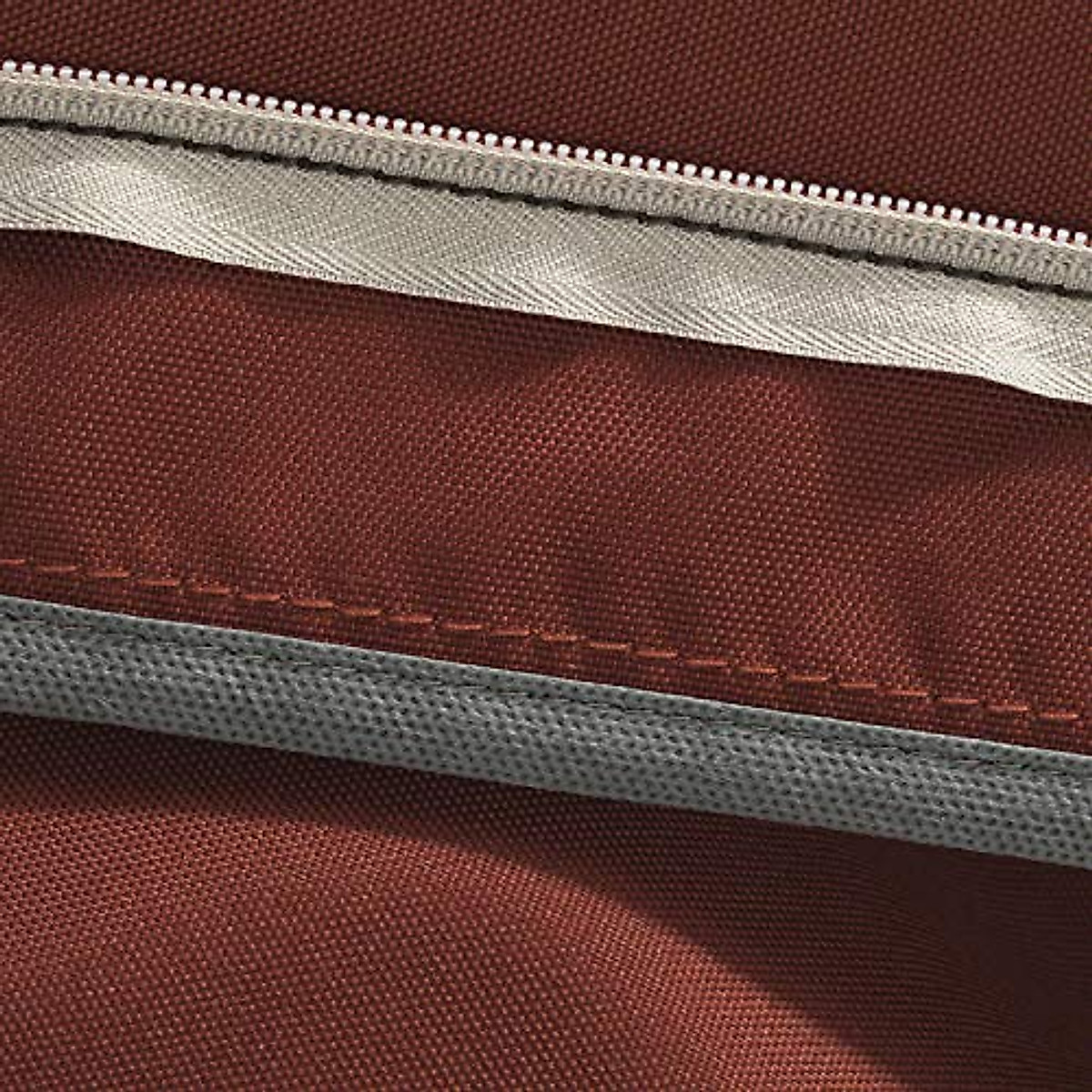 Classic Accessories Ravenna Water-Resistant 25 x 22 x 4 Inch Outdoor Back Cushion Slip Cover, Patio Furniture Cushion Cover, Spice, Patio Furniture Cushion Covers