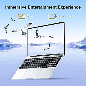 ANPCOWER 2023 Latest 15.6'' Laptop with 2.0GHz Intel Processor(up to 2.9GHz), 16GB DDR4 RAM, 512GB SSD, Windows 11 Laptop Computer with IPS FHD 1080P Display, 5G/2.4Ghz WiFi, USB 3.0, Bluetooth 4.2