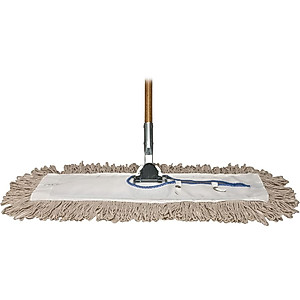 Genuine Joe GJO48264 Dust Mop Frame, 24-inch , Silver