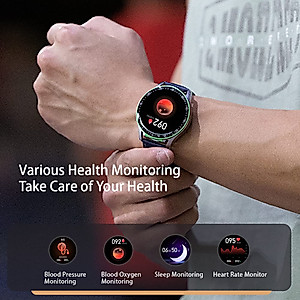 Alliget Smart Watch with Earbuds, 2 in 1 Bluetooth Watch buds Smart Watch for Android iPhone, Fitness Tracker with Blood Oxygen Heart Rate Sleep Monitor, Long Time Standby Sports Men Women Smart Watch