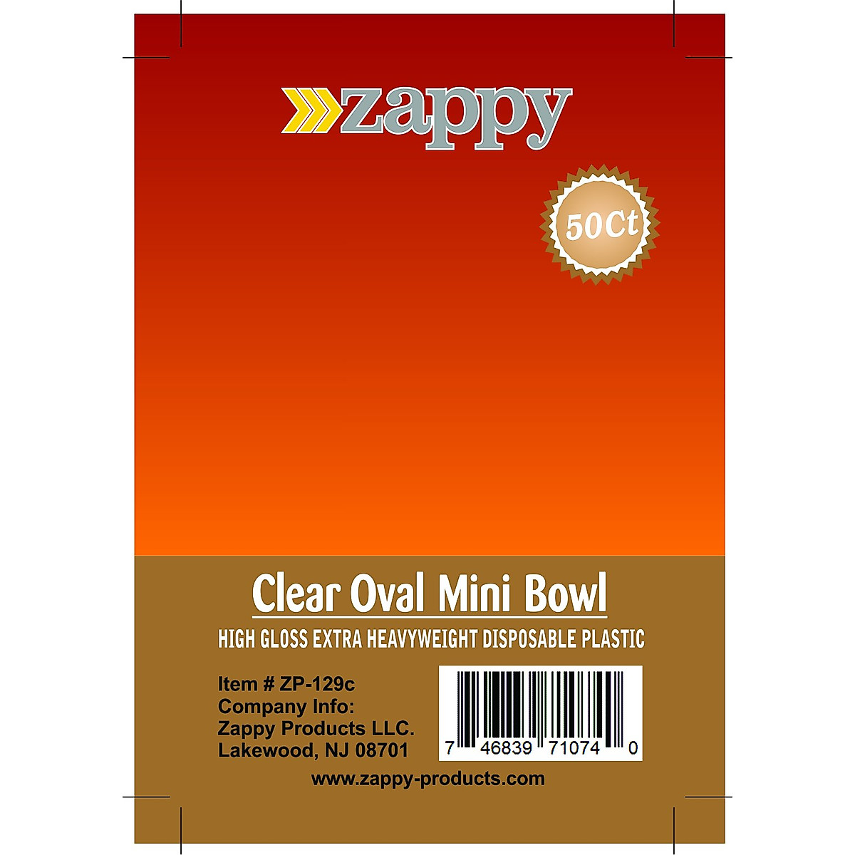 zappy 50 Mini Bowls 2 oz Clear Plastic Party Bowls Oval Small Bowl Elegant & Disposable Small Dessert Bowls Candy Dishes Trifle Bowls Appetizer Bowls Mousse Cups Dessert Cups Souffle Condiment Cups