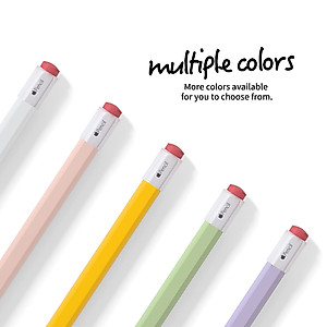 ELETIUO Silicone Case Compatible with Apple Pencil 2nd Generaion Cover,Protective Holder Grip Sleeve with Cap Accessories Compatible with iPad Pro 11 12.9 inch,Yellow