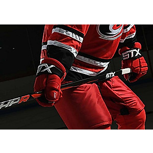 STX Ice Hockey Stallion HPR Junior Gloves, Black/Black, 12