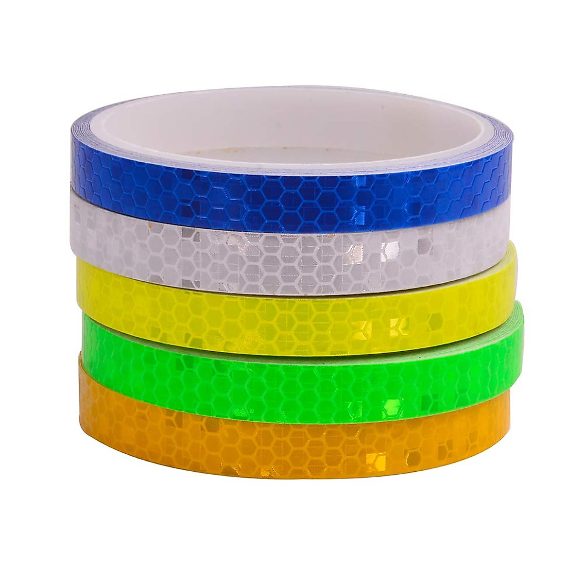 Reflective Tape Green 0.5"X10'-Waterproof Self-Adhesive Trailer Reflector Tape-Reflective Tape for Trucks,Trailers,Cars.Warning Caution Conspicuity Tape