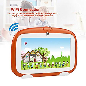 Mini Children Tablet, Children Tablet Pc, Help Exploit Children's Intelligence for Children Early Education (US Plug)