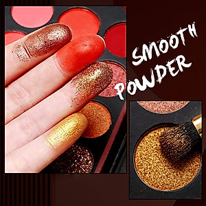 Eyeshadow Palette Glitter Pro 60 Colours Matte Shimmer Eye Shadow All In One Makeup Palette High Pigmented Metallic Colour Eye Shadow Powder Easy To Blend Sparkle Glitter Eyeshadow Pallet Brown