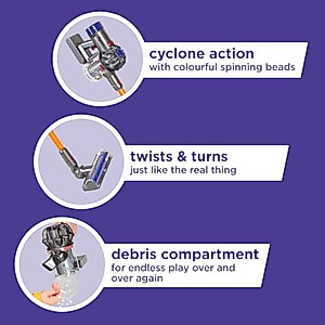Casdon Dyson Cordless Vacuum | Interactive & Officially Licensed Toy Dyson Vacuum For Children Aged 3+ | Realistic Role-Play Fun