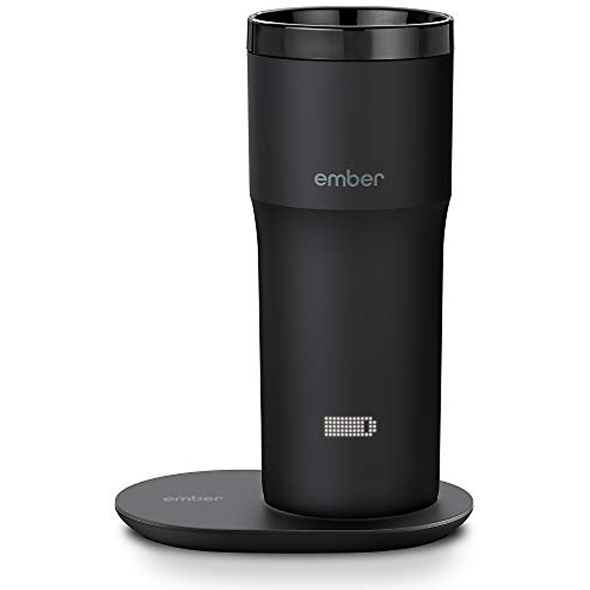 Ember Travel Mug Charging Coaster 2, Wireless Charging for Use with Ember Temperature Control Smart Travel Mug, Black
