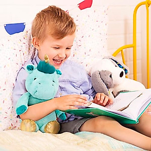 B. toys- B. softies- 12" Plush Blue Unicorn- Stuffed Animal – Soft Unicorn Toy – Washable Toys for Baby, Toddler, Kids- Happy Hues- Sweet Sky-0 Months +