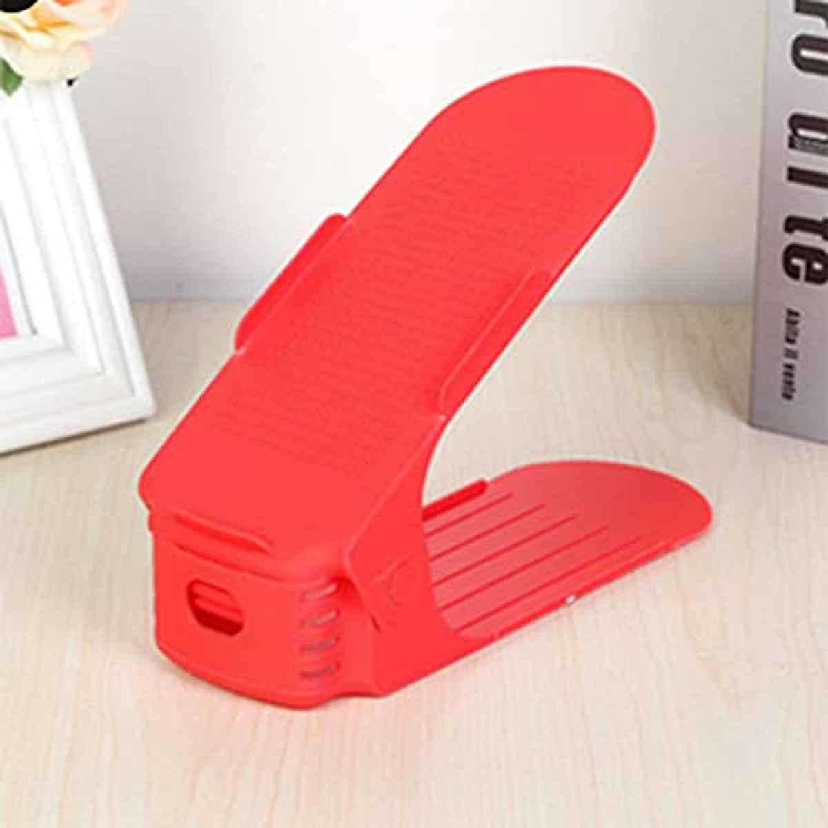 Shoe Space Saver,Double Deck Easy Shoe Stacker for Sneakers - 3-Level Shoe Shelf Space-Saving Storage Shoe Stacker Holder Harrod