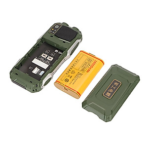 GOWENIC Rugged Senior Cellphone, 4G 4in Touch Screen, Large Button, 18000mAh Battery, LED Flashlight, Loud Sound, Quick Dial Phone,7.0, Extended Standby Time (Green)