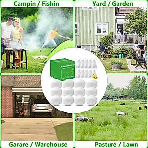 12Pack Rodent Repellent Indoor Outdoor Peppermint Oil to Repel Mice and Rats, Effective Mouse Repellent for Yard/Camping/Kitchen/Garage