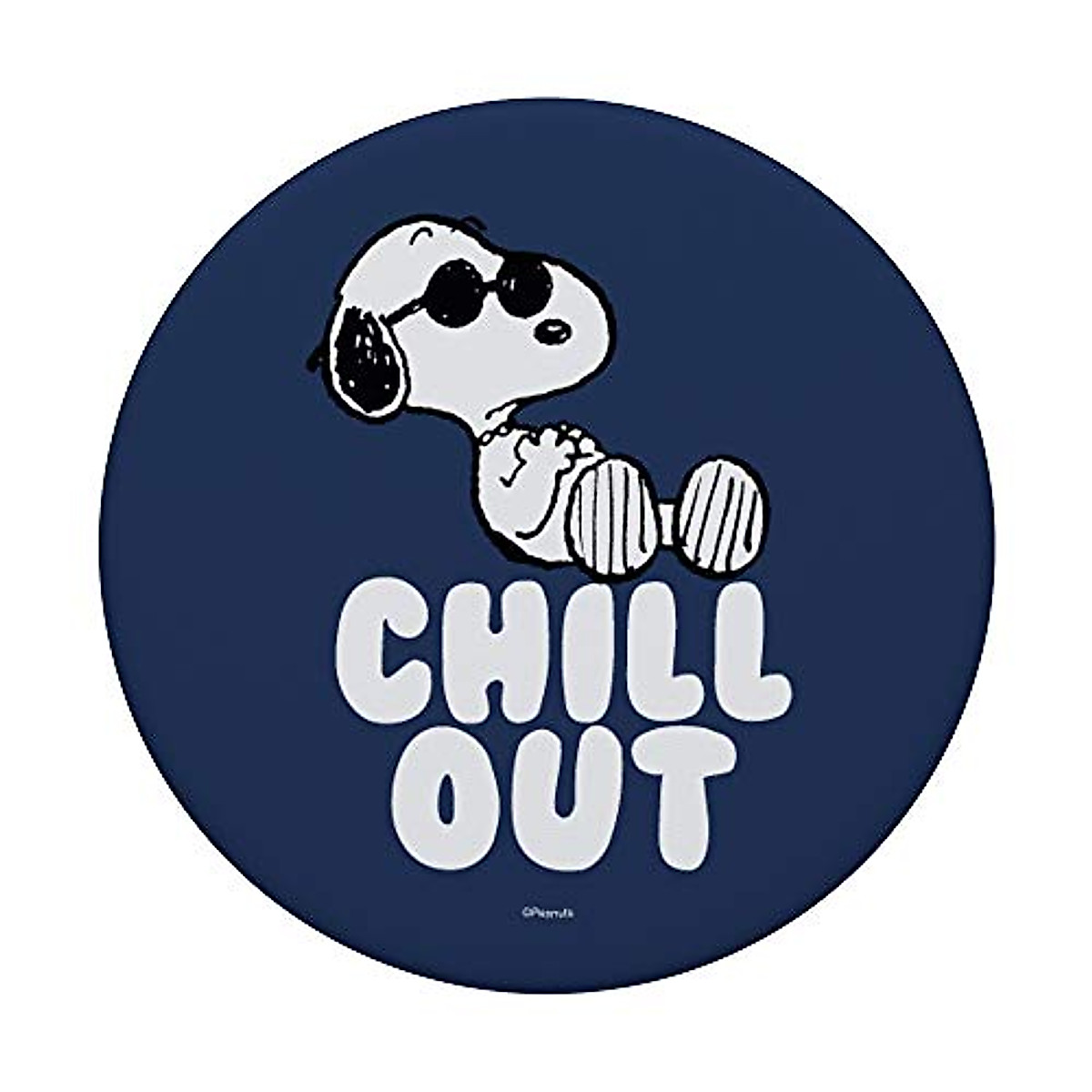 Peanuts Chill Out Snoopy PopSockets PopGrip: Swappable Grip for Phones & Tablets