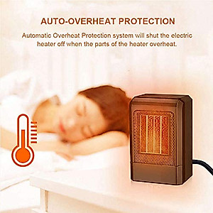 Outdoor Garden Heater Portable Ceramic Heater Electric Cooler Hot Fan Home Winter Warmer(US Plug) Patio Heater