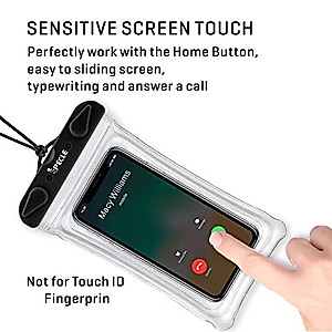 ORIbox Waterproof Pouch Phone Dry Bag Underwater Case for iPhone 12 11 Pro Max XS Max XR X 8 7 6S Plus SE 2020 12 mini Galaxy Pixel, Black(2 Packs)