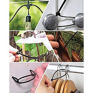 200lbs Long Zip Ties Heavy Duty Zip Tie 18 Inch UV Resistant Cable Tie Wraps Black Industrial Zip Ties Thick Nylon Wire Ties Large Plastic Zipties for Cable Management, Outdoor Use 50 pcs