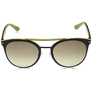 Police Men's Spl494 Square Sunglasses, Gold, 54 mm