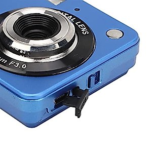 Digital Camera 4K Vlogging Camera 2.7inch LCD Display 8X Zoom Anti Shake Vlogging Camera CMOS 5MP Processor (Blue)