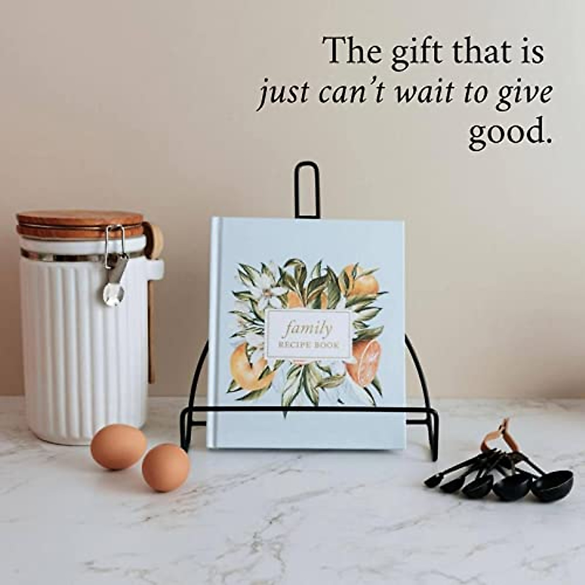 DUNCAN & STONE PAPER CO. Family Recipe Book & Keepsake Journal (160 Pages) – Blank Cookbooks for Family Recipes - Hardcover Recipe Scrapbook - Wife/Mom/Grandmas Recipe Book