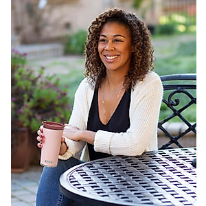 MIRA 12 oz Coffee Travel Mug - Stainless Steel Insulated Tumbler with Leak-Proof Lid - Hot & Cold Cup - Punch