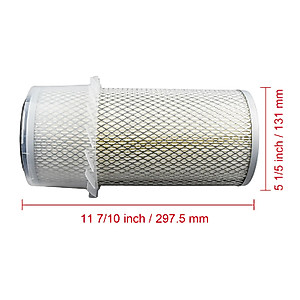 Manioiity Air Filter AT20728 AH19852 Compatible with John Deere 6598492 102-600 Loader 244E 244H 301 302 310 350 380 Bobcat Loader T140 T180 S130 S150 S160 S175 S185 S205 Replace 6598492 87704241