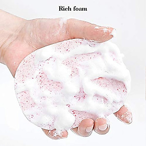 Facial Bath Cleansing Sponges for Aging Skin Cleaning, Reusable Cosmetic Face Sponge Pads for Facial, Body, Bath, Spa, Makeup Remover