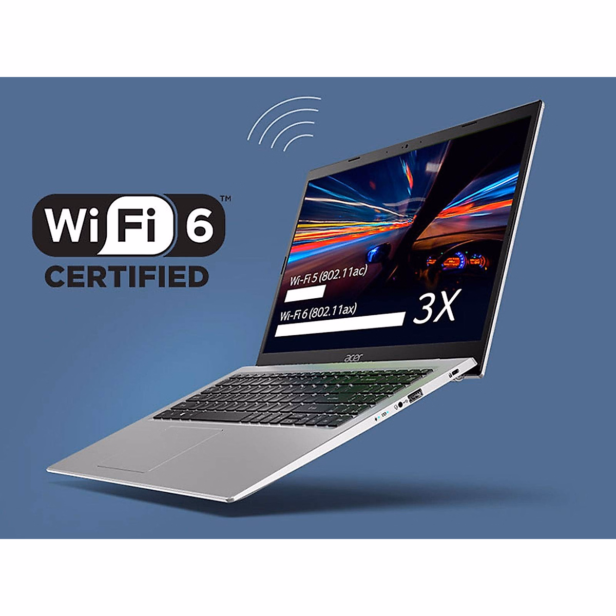 Acer Aspire 5 A515-56-363A, 15.6" Full HD IPS Display, 11th Gen Intel Core i3-1115G4 Processor, 4GB DDR4, 128GB NVMe SSD, WiFi 6, Backlit Keyboard, Windows 10 Home (S mode)