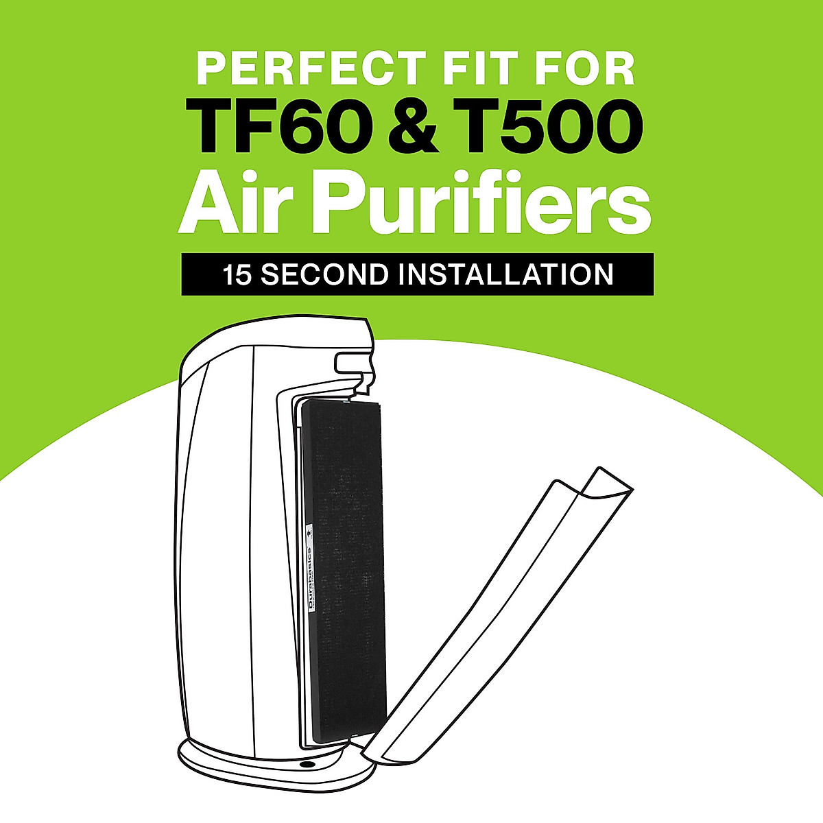 Durabasics HEPA Filters Compatible with Alen T500-2 Pack