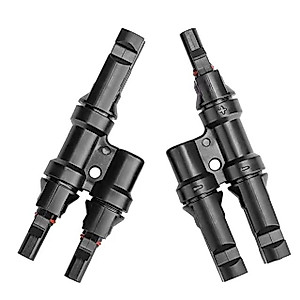 Nixesky 10PCS Solar Branch Connectors Y Connector in Pair MMF+FFM for Parallel Connection T2 Connector (5)