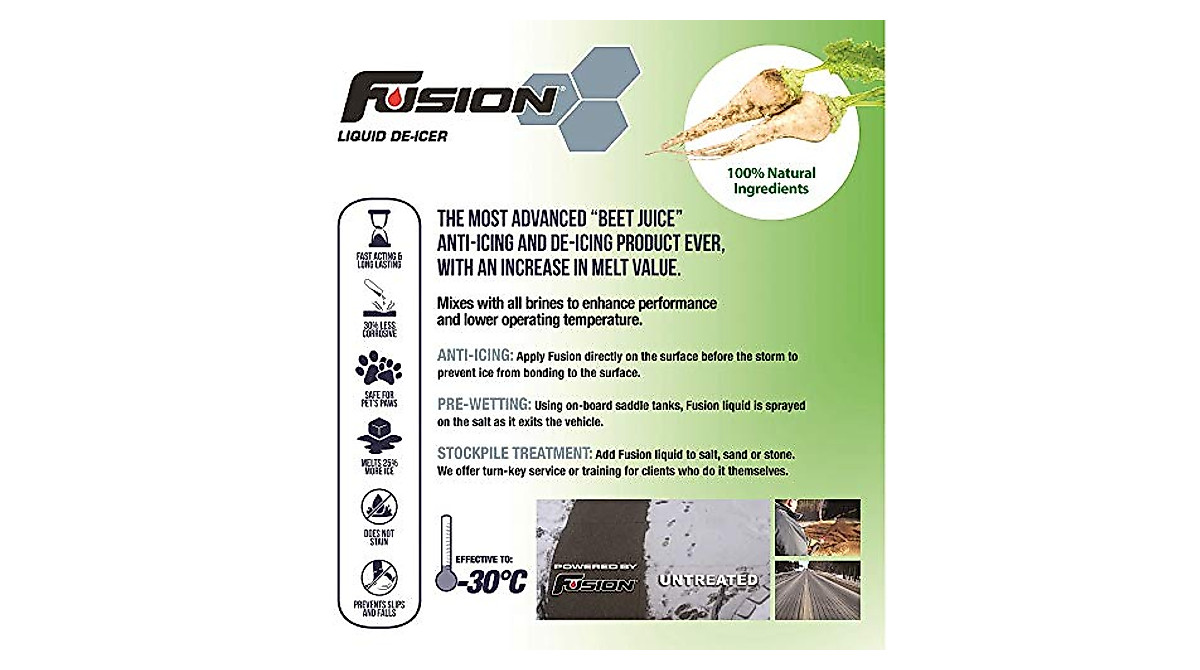Fusion 2330 Liquid Deicer - Eco-Friendly Pet Safe Solution
