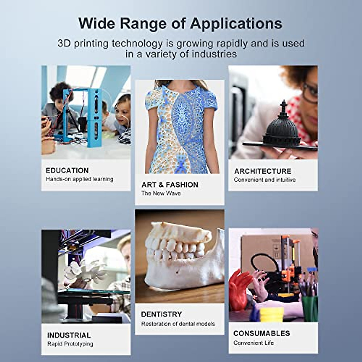 TPOIMNS PLA Filament 1.75mm, White PLA 3D Printer Filament, 1kg Spool (2.2lbs), Dimensional Accuracy +/- 0.03mm, Used by Most FDM 3D Printer