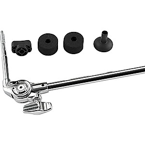 Pearl CH70 Cymbal Boom Attachment Clamp with 15" Solid Boom Arm, Multi-Angle Mounting Clamp, and UniLock Gearless Cymbal Tilter for Splash, Crash, and Effects Cymbals.