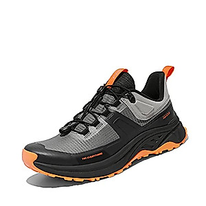 NORTIV 8 Men's Lightweight Hiking Shoes Quick Laces Outdoors Sneakers Grey Size 10.5 M US SNHS239M