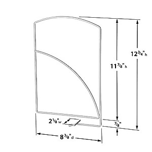 Lynk® Tall White Shelf Dividers - Linen Closet Organizers and Storage - Linen Storage - Closet Organization - Towel Organizer for Closet (Set of 2)