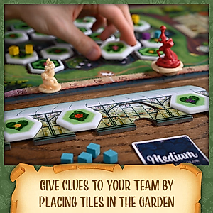 North Star Games - Paint The Roses Deluxe Board Game - Alice in Wonderland Strategy Puzzle Board Game - 2 to 5 Players - Average Playtime 60 Minutes