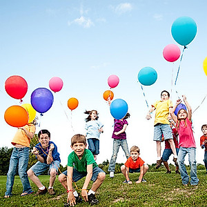 Balloon Pump Hand Held 2 Pack 2-Way Dual Action Inflator Air Pump for Balloons, Manual Balloon Inflators Machine with 100pcs Balloons, 32.8Ft Tape Strip, 2pcs Tying Tool, 200 Dot Glue for Party DIY