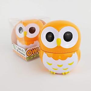 Time Vanguard Countdown Timer Cute Cartoon Animal Shape for Kids (Orange Owl)